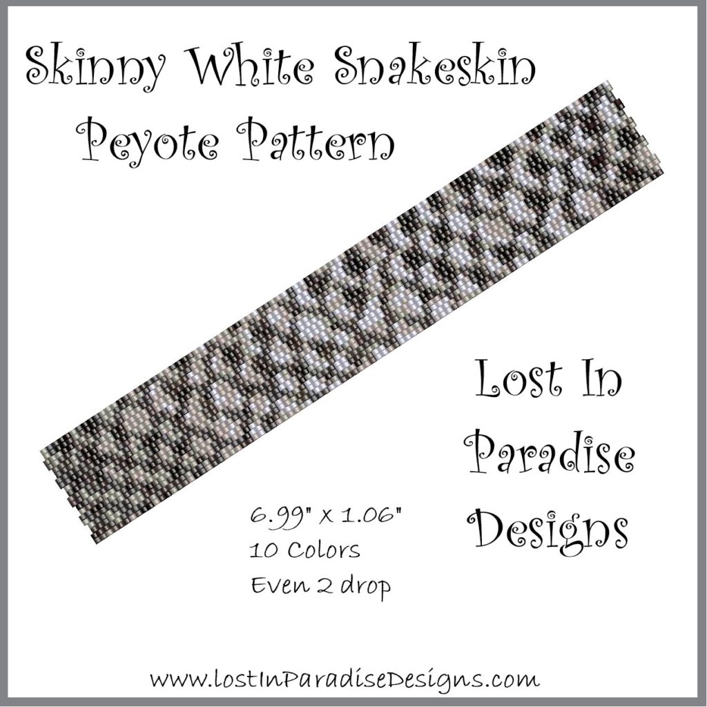 Swirly Dragonflies Peyote Bracelet Pattern – Lost In Paradise Designs