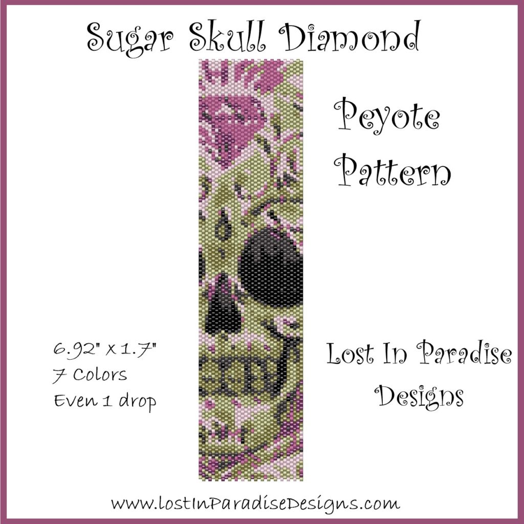 Swirly Dragonflies Peyote Bracelet Pattern – Lost In Paradise Designs