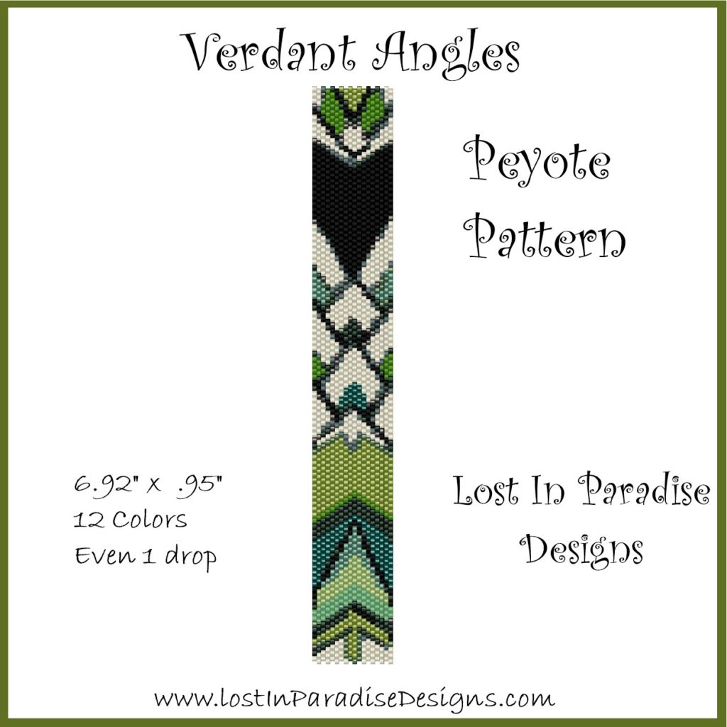 Swirly Dragonflies Peyote Bracelet Pattern – Lost In Paradise Designs
