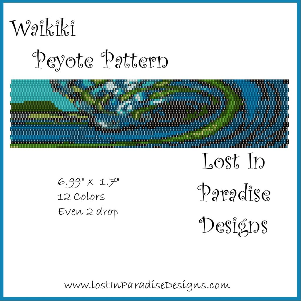 Free Love Peyote Bracelet Pattern – Lost In Paradise Designs