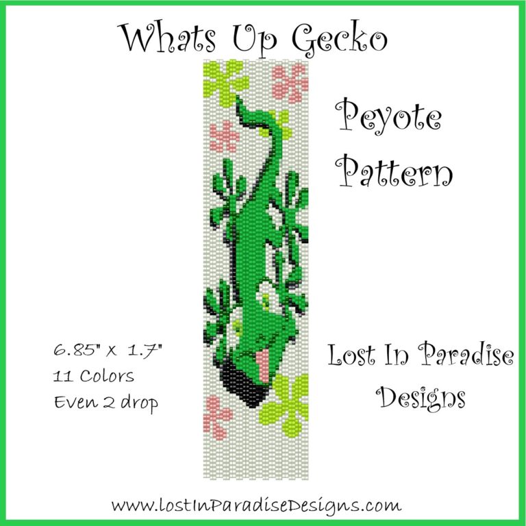 Free Love Peyote Bracelet Pattern – Lost In Paradise Designs