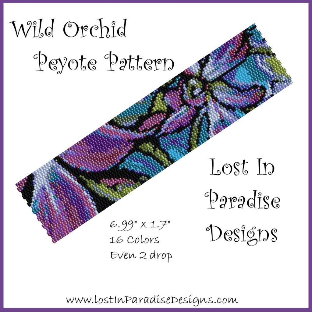 Free Love Peyote Bracelet Pattern – Lost In Paradise Designs